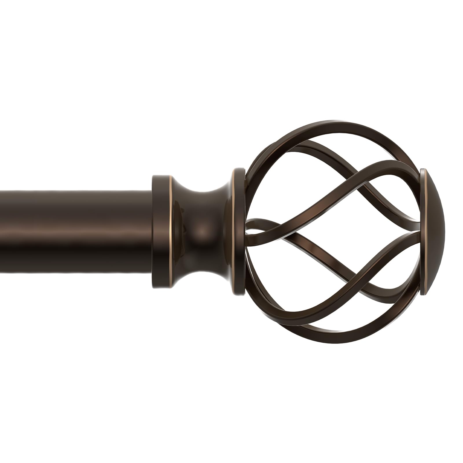 Amazon.com: VOIIY Curtain Rods for Windows 72 to 144 Inch(6-12 Feet),3/ ...