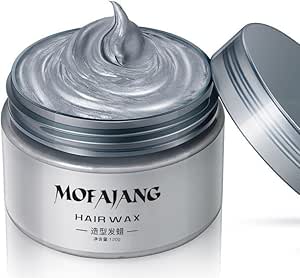 Amazon.co.jp: SEECOLOR Silver Color Wax, Silver Hair Dye, For One Day ...