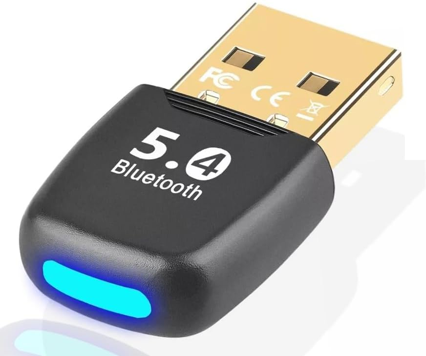Adattatore Bluetooth 5.4 USB per PC, chiavetta USB Bluetooth 5.4 Dongle EDR per Laptop Desktop ...