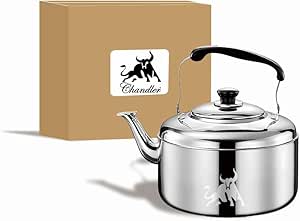 Amazon.com: Chandler 6.5 Liter Tea Pots, Vintage Tea Kettle - 0.4mm ...