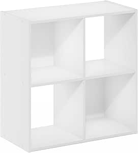 Amazon.com: Furinno Pelli Cubic Storage Cabinet, 2x2, White : Home ...