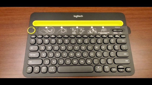 Watch Logitech K480 Bluetooth Multi-Device Portable Wireless Keyboard ...