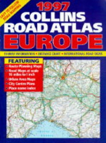 Collins road atlas, Europe, 1997: HarperCollins: 9780004483818: Amazon ...