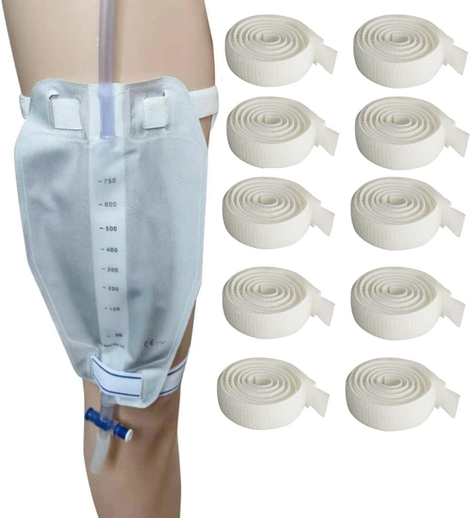 Amazon.com: 10 Pcs Catheter Leg Strap Catheter Holder Urinary Legband ...
