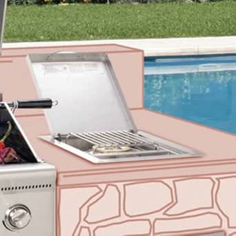 Amazon.com: Broilmaster Built-in Side Burner Kit - BSA : Patio, Lawn ...