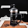 Amazon.com: RAINBEAN Mini French Press Coffee Maker, 1 Cup, 12oz ...