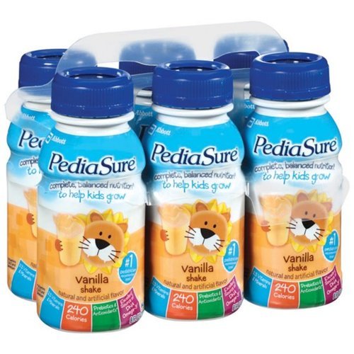 Amazon.com: PediaSure Vanilla Shake Nutritional Drink 6 pk (Pack of 4 ...