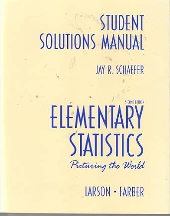 Elementary Statistics: Picturing the World: Ron Larson: 9780618202904 ...
