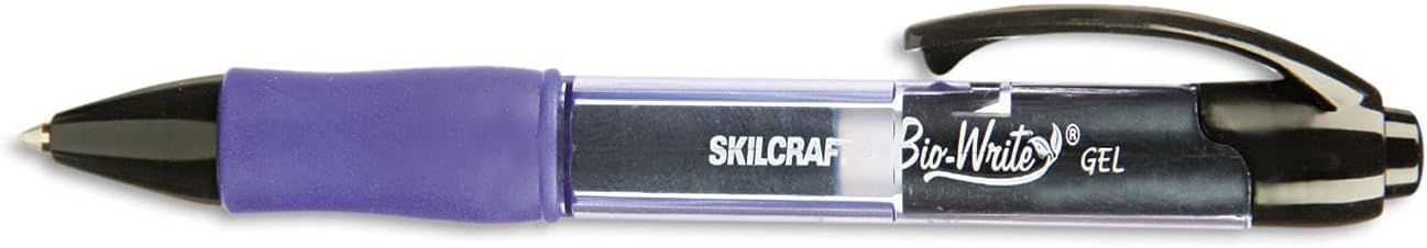 Amazon.com: AbilityOne - 7520015882364 - SKILCRAFT® Bio-Write® Retractable Gel Pen - Blue Ink ...