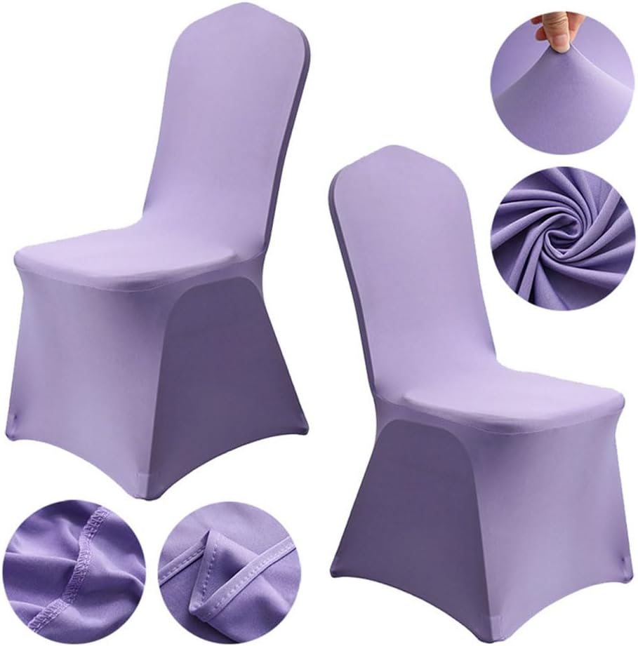 Amazon.com: Hixingo Spandex Chair Covers Washable Chair Cover, Solid ...