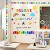 Amazon.com: LioNergy Believe in Yourself Classroom Bulletin Board ...