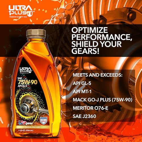 Snapklik.com : U1P-Gear SAE 75W-90 Synthetic Limited Slip Gear Oil, API GL-5, MT-01