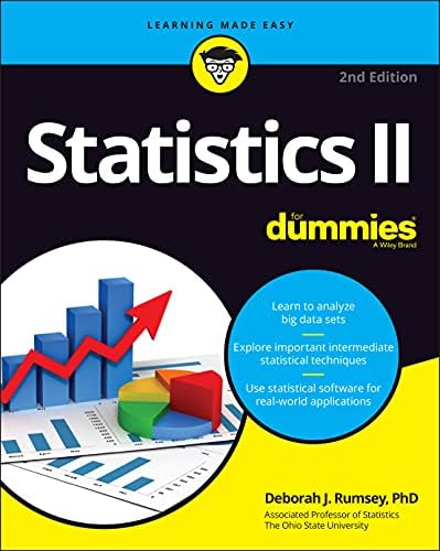 Amazon.com: Statistics II For Dummies: 9781119827399: Rumsey, Deborah J ...