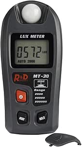 Medidor de luz Digital MT-30, medidor de Lux 0.1~200,000Lux, 0.01~20,000Fc Fotómetro electrónico ...
