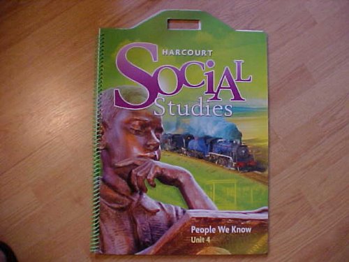 Harcourt Social Studies: Unit Big Book Unit 4 Grade 2: HARCOURT SCHOOL ...