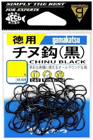 Amazon | がまかつ チヌ 黒 徳用（5袋） | SESSYA | 完成仕掛け