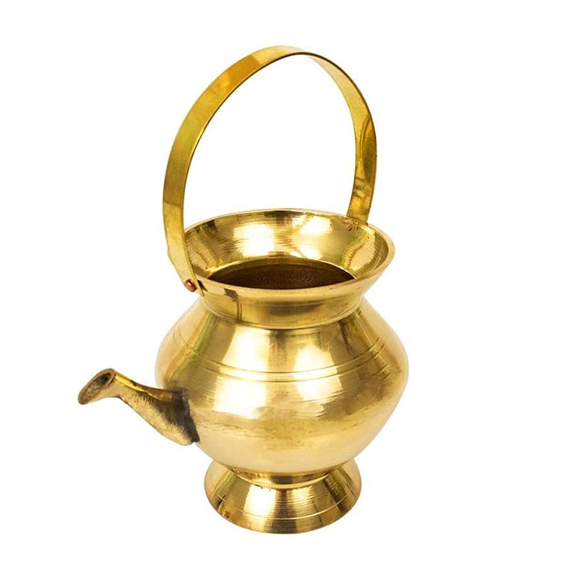 Buy Adalic India Brass Traditional Kerala Pooja Kindi for Home Temple ...