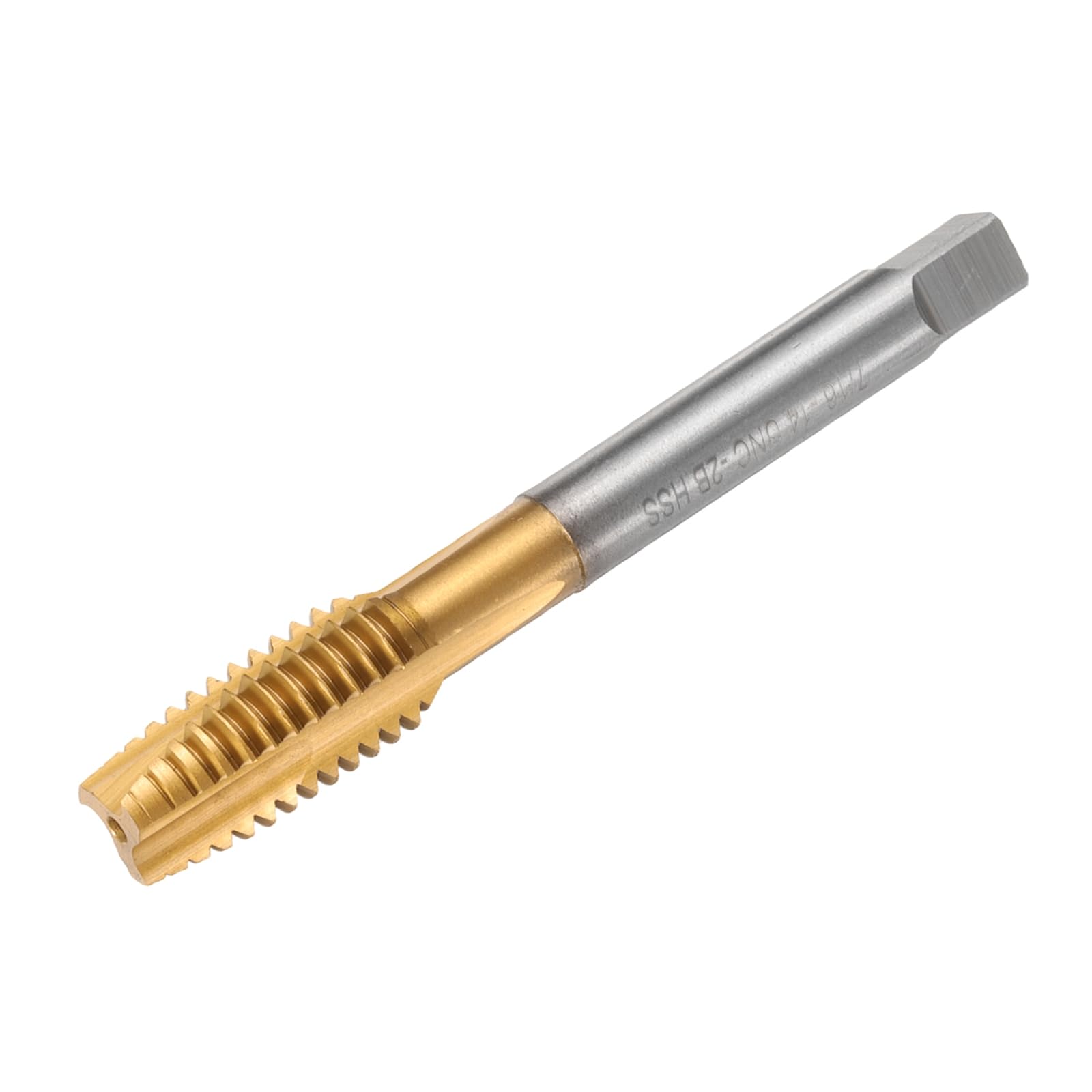 Amazon.com: uxcell 7/16-14 UNC B2 Spiral Point Thread Tap, Screw Tap ...