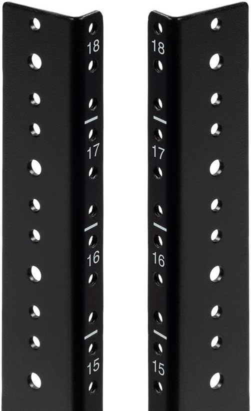 Amazon.com: RackPath 16U Vertical Server Rack Rail Pair Kit, DIY Rack ...