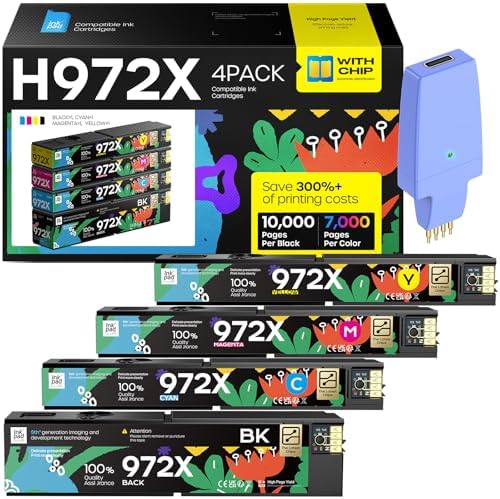 972X Ink Cartridge Compatible with HP 972 X for HP-972X | High Yield ...