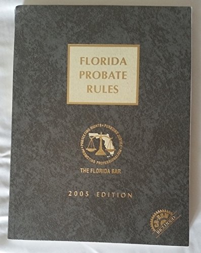 Florida Probate Rules 2005 | Amazon.com.br