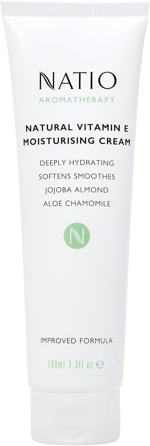 Amazon.com: Natio Australia Aromatherapy Natural Vitamin E Moisturizing Cream, 3.4 oz - Non ...