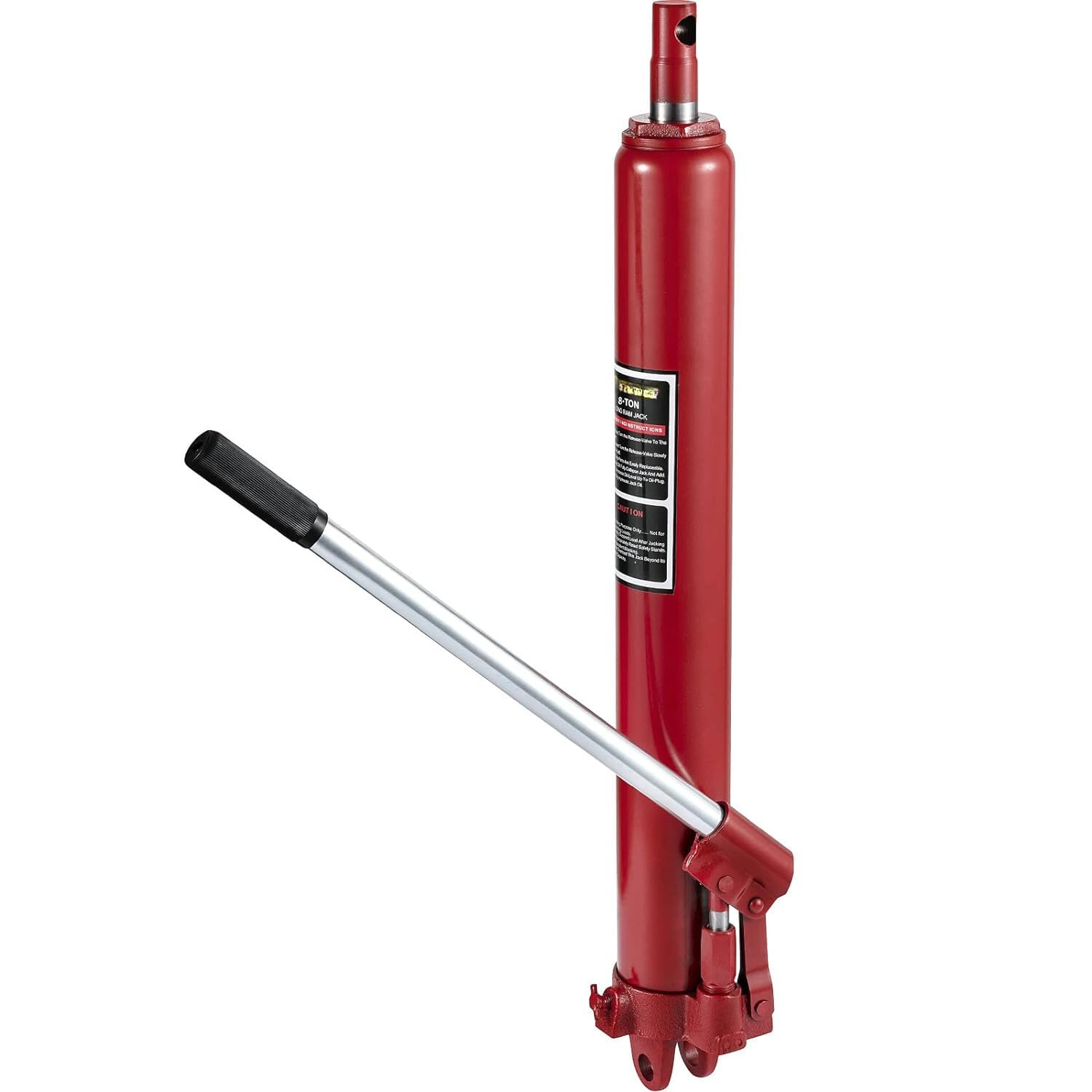 HYCO Hydraulic Long Ram Jack, with Single Piston Pump and Clevis Base ...