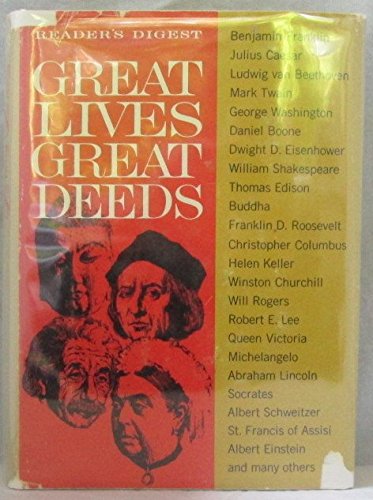 READER'S DIGEST GREAT LIVES, GREAT DEEDS: Amazon.co.uk: 0715957504838 ...