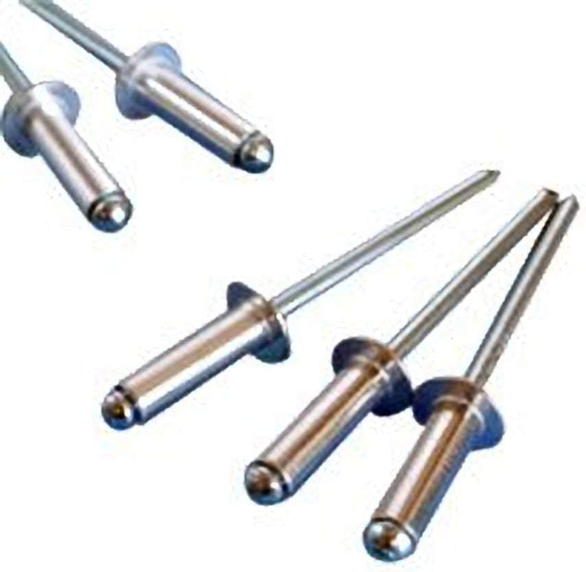 Amazon.com: 100 Aluminum POP Rivet 1/8" Barrel Dia x 1/4" Max Grip (4-4 ...