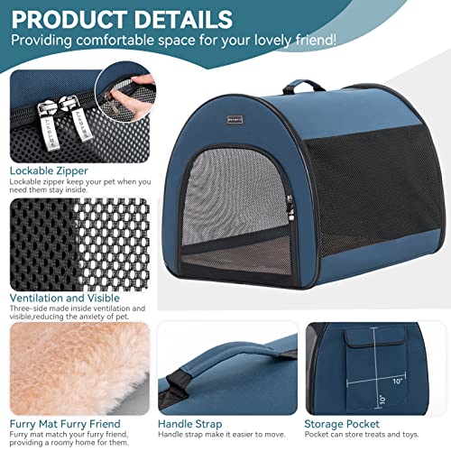 Snapklik.com : Dog Crates For Medium Dogs, Arch Design Padded Dog Crate ...