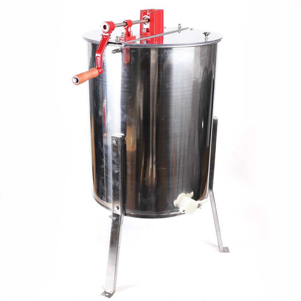 Buy Manual 4Frame Extractor Centrifuge Honey Spinner Beekeeper Honey ...