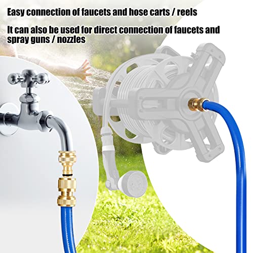 Garden Hose Reel Hose Connection KitGarden Hose with 2 Brass ...