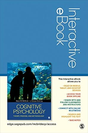 Amazon.com: Cognitive Psychology Interactive Ebook Passcode: Theory ...