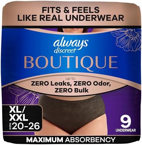 Amazon.com: Always Discreet Boutique Incontinence and Postpartum ...