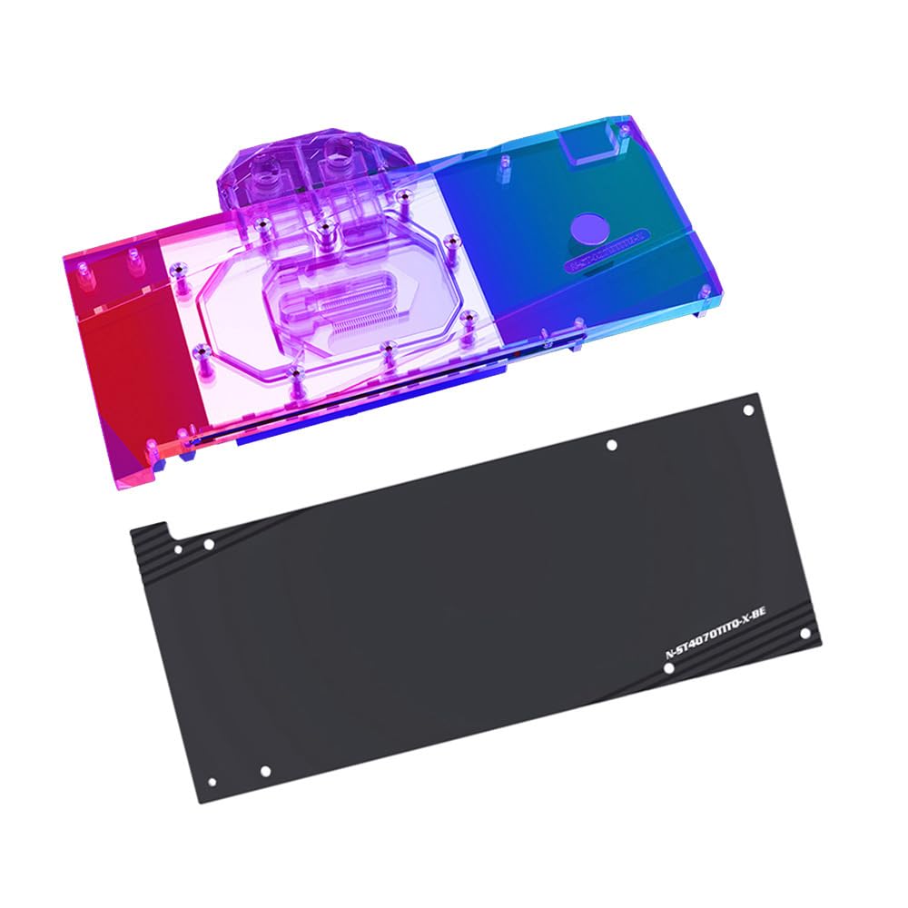 GPU bloque de refrigeración por agua GPU bloque de agua para Zotac GeForce RTX 4070 12GB OC ...