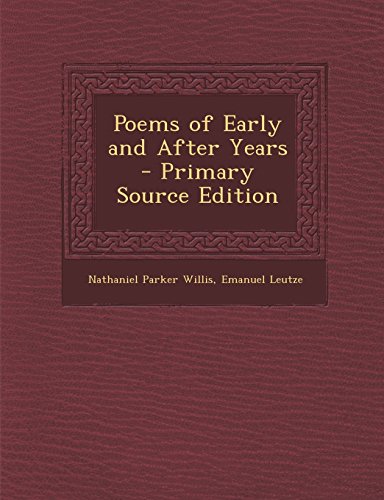 『Poems of Early and After Years - Primary Source - 読書メーター
