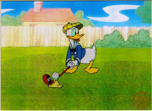 Buy Donald Duck Golf - Walt Disney Limited Edition Animation Cel ...