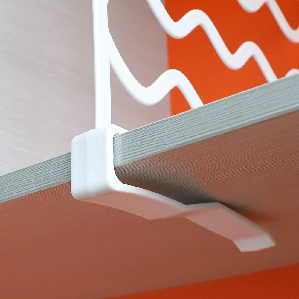 Mebbay 12 Pack Closet Shelf Dividers, Plastic Wire Dividers for Shelves ...