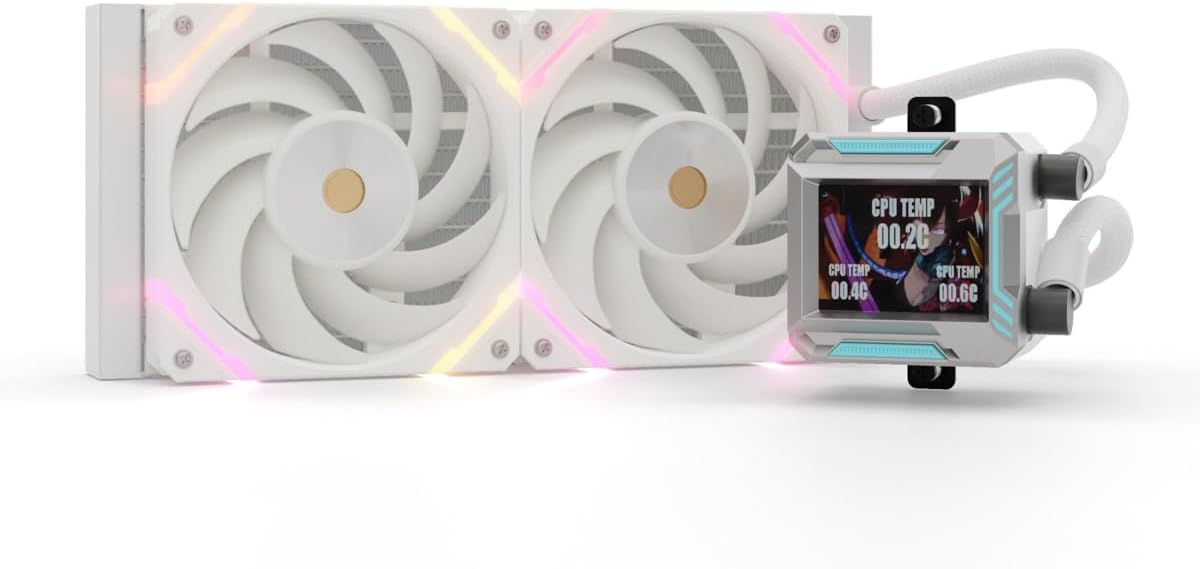 Amazon.com: CORSAIR iCUE Link H150i LCD Liquid CPU Cooler - 360mm AIO ...