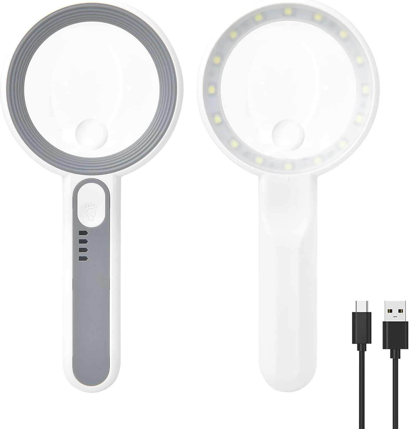 Kingavon 1 x LIGHT UP Led Handheld MAGNIFYING GLASS : Amazon.co.uk ...