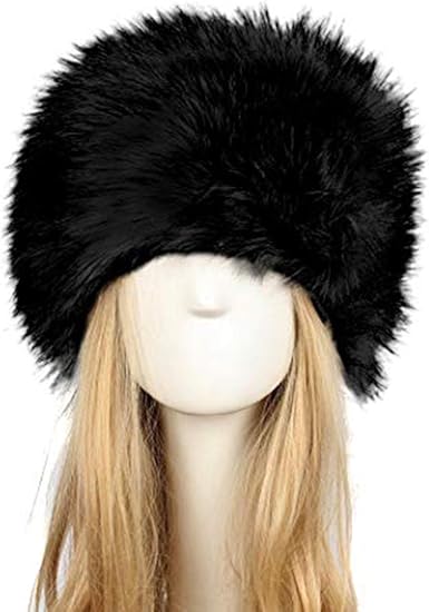 Old Dlrd Russian Hat,Winter Faux Fur Hats for Women,Warm Russian ...
