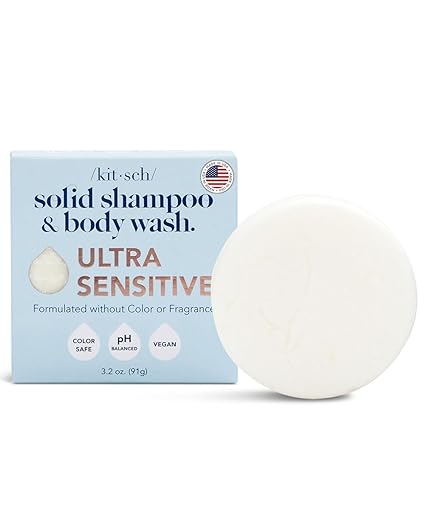 Amazon.com : Kitsch 2-in-1 Shampoo & Body Wash Bar - Ultra Sensitive ...