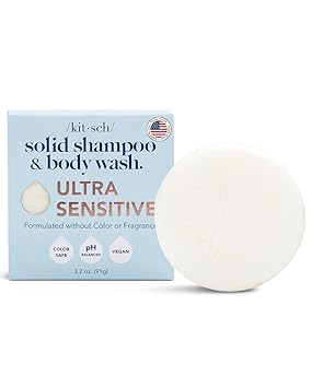 Amazon.com : Kitsch 2-in-1 Shampoo & Body Wash Bar - Ultra Sensitive ...