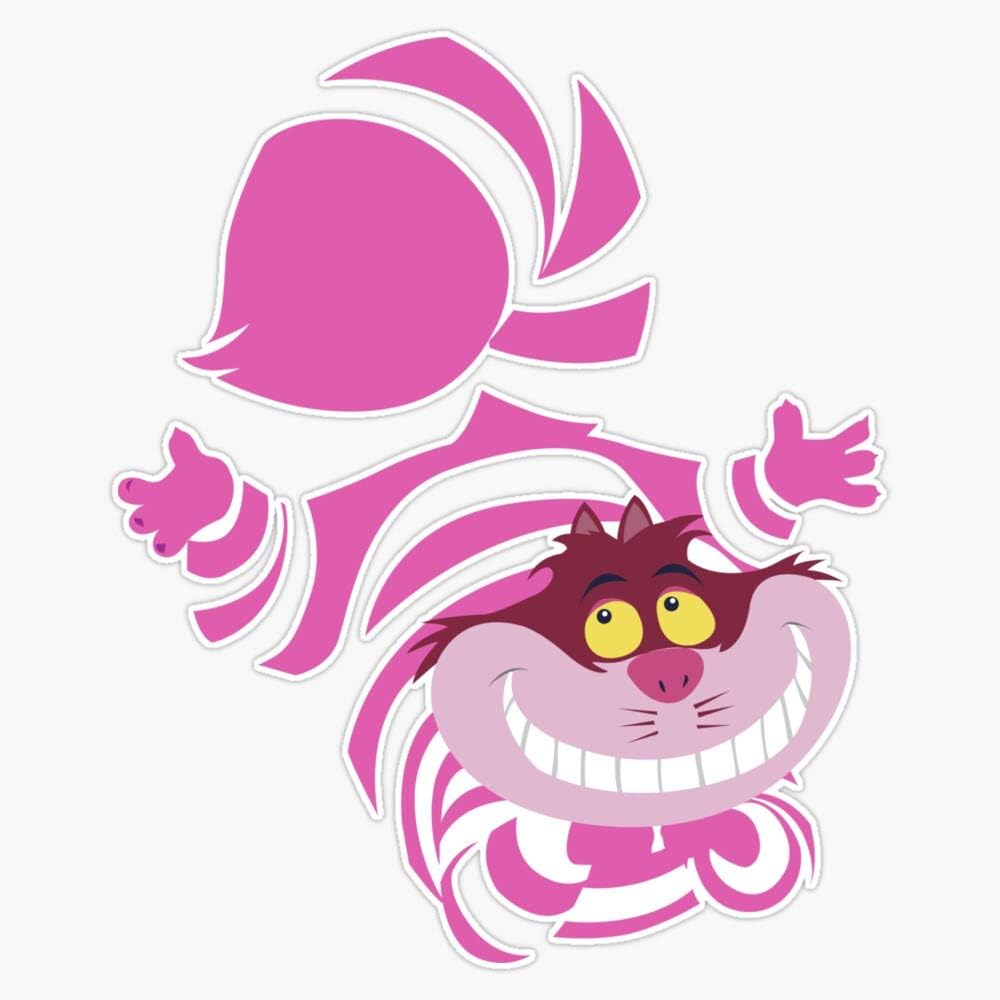 Amazon.com - Cheshire Cat Sticker Outdoor Rated Vinyl Sticker Decal for ...