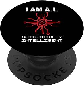 Amazon.com: I Am AI | Computer Science | Artificial Intelligence PopSockets Swappable PopGrip ...