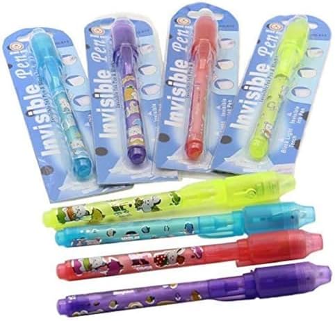 MeeTo Invisible Magic Multicolor Pen With Uv-Light Birthday Return Gift ...