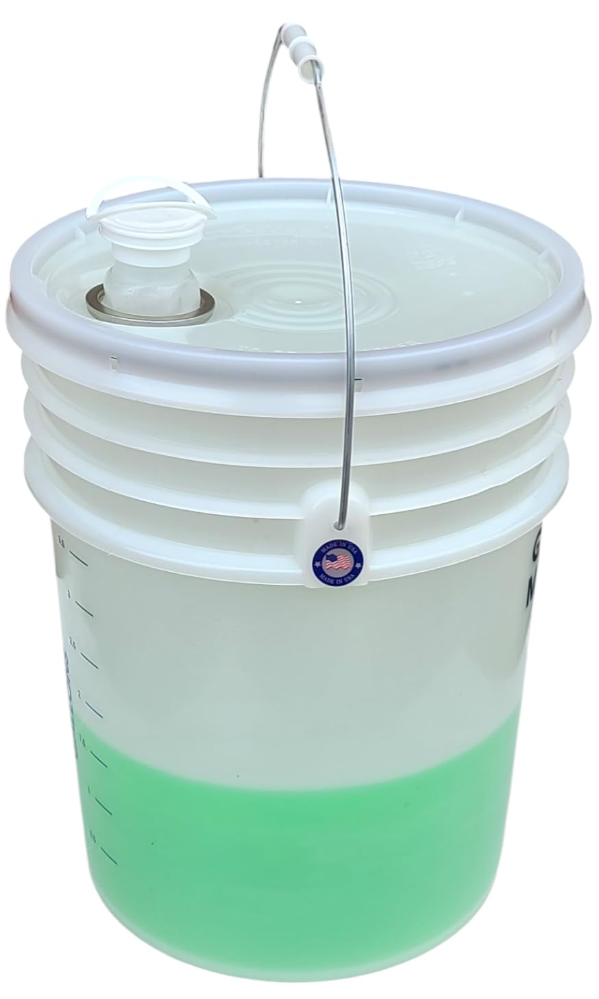 Food Grade Buckets Window Washing Bucket 1.5 Gallon Plastic Bucket With ...
