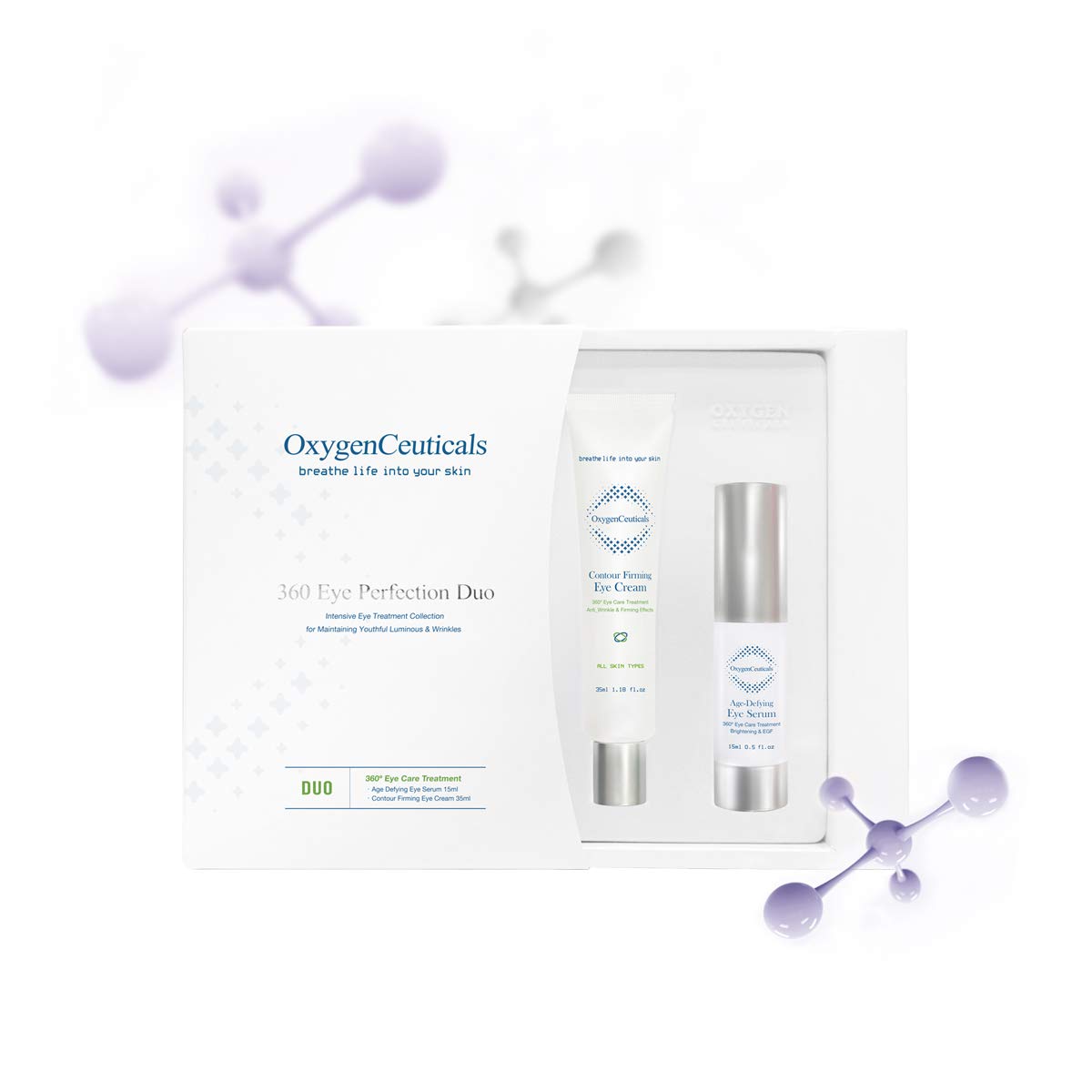 Amazon.com : OxygenCeuticals 360 Eye Perfection Duo, Advanced Anti ...