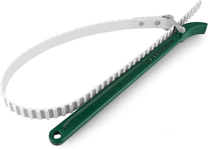 Sanbege 15" Belt Strap Wrench with Adjustable 36" Steel Wire Rubber ...