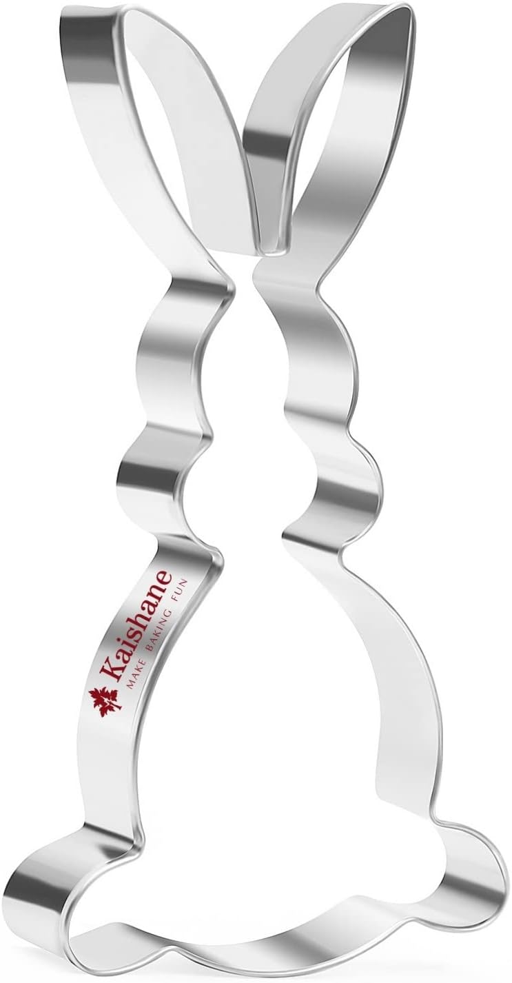 Amazon.com: Easter Bunny Cookie Cutter for Baking - Stainless Steel,5 ...